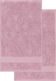 Livarno Home Froté ručníky, 2 ks, 50 x 100 cm. (světle růžová)