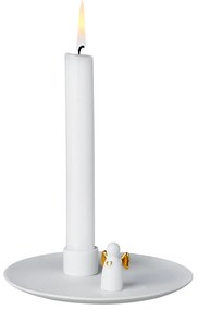 räder Porcelánový svícen Angel's Light Gold, bílá barva, porcelán