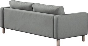 Potah na pohovku IKEA Karlstad, 3-místná, rozkládací barva modrá látka pletený vzor