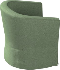 Potah na křeslo IKEA Ektorp Tullsta barva zelená látka pletený vzor