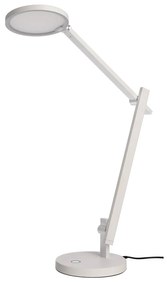 LED solní lampa Adhara 3-step-dim, bílá