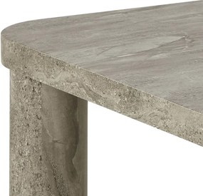 Konferenční stolek Solano 60 cm mramor šedý