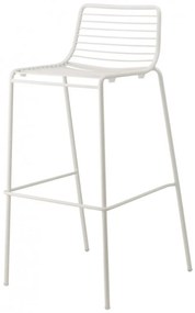 SCAB - Barová židle SUMMER vysoká - bílá