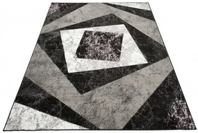Moderní kusový koberec CHEAP K855F černý Rozměr: 300x400 cm