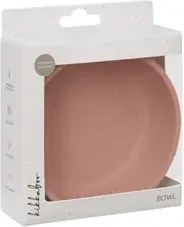KikkaBoo Miska Platinum Silicone Blush / od 6 měsíců