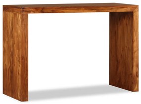 Konzolový stolek masivní dřevo s medovým povrchem 110x40x76 cm 244671