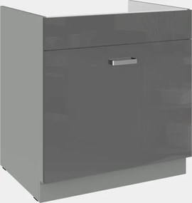 Kuchyňská skříňka Grey 80 ZL 1S BB