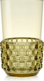 Skleněný pohár Jellies 15 cm zelený