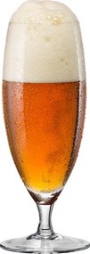 Crystalex Sklenice na pivo na stopce 380 ml 6 ks
