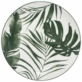 Porcelánový talíř Leafs, (fi) 26 cm, listy, sada 6ks