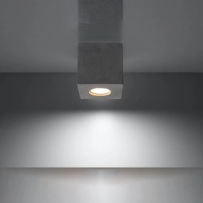 Sollux Lighting Stropní svítidlo QUAD beton