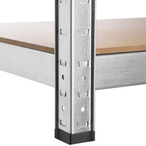 Fistar AKCE - Balíček : 3x Regál 1500x700x300 mm kovový zinkovaný 4-policový, nosnost 700 kg