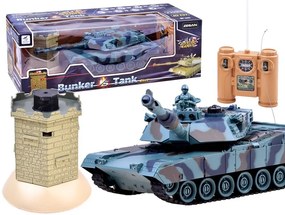 HračkyZaDobréKačky RC Tank s bunkrem