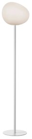 Foscarini Gregg media stojací lampa, 151 cm, bílá