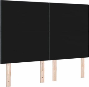 Čelo postele Tmavě šedá 144 cm samet 3337920