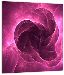 Obraz moderní růžové abstrakce (30x30 cm)