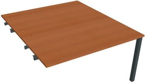 Hobis Kancelářský stůl řetězící Hobis USD 1400 R, deskaakát, bílá RAL 9016