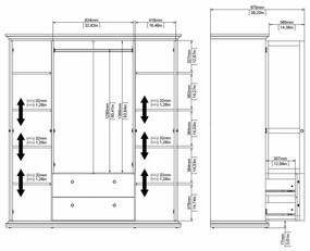 Skříň Provence 369 bílá