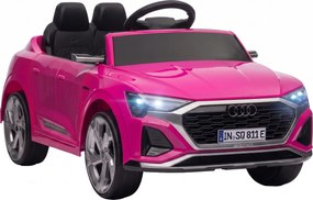 AIYAPLAY Dětské elektroauto 12V, dětské auto s dálkovým ovládáním, 2 motory, plynulý rozjezd, 4-kolová zavěšení, LED přední světla, klakson, hudba