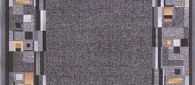 Associated Weavers, Protiskluzový běhoun na míru Bombay 97, šíře 100 cm, šedá, chodba / předsíň
