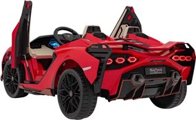 Elektrické autíčko Lamborghini SIAN červené