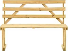 Zahradní lavice 120 cm impregnované borové dřevo 315393