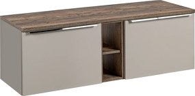 Comad Koupelnová skříňka pod deskové umyvadlo set Santa Fe Taupe 140 šedohnědá/dub santa fe