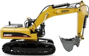 AMEWI G705E Bagr žluto-černý / 1:14 / věk 14+ / kov / RTR / 2.4GHz