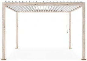 BIZZOTTO Hliníková pergola s uzavíracími lamelami OCEAN 3,6x3,6 m 0795790