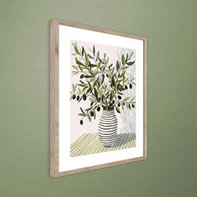 Tištěný obraz s rámem 40x50 cm Olive Bunch II – Styler