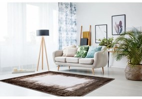 Luxusní kusový koberec akryl Omin hnědý 240x350cm