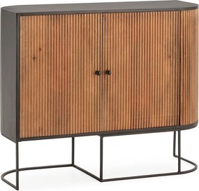 Komoda z mangového dřeva v přírodní barvě 110x90x40 cm Curve – MOME