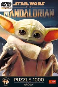 TREFL Puzzle Premium Plus Star Wars: Mandalorian - Grogu / 1000 dílků