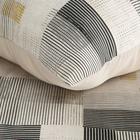 LOŽNÍ POVLEČENÍ D91 LEA06 220X200 CM, 2 KS 70X80 CM VZOROVANÉ