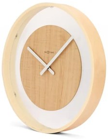 Designové nástěnné hodiny 3046 Nextime Wood Loop 30cm