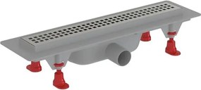 Sprchový žlab Ceramia S-Line Multi 40 cm plast chrom lesk čtverečky ZLAB40