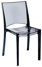 Stima Plastová jídelní židle B-SIDE | Odstín: polykarbonát antracite transparente