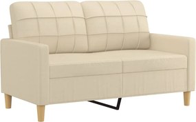 4dílná sedací souprava s poduškami krémová textil 3201252