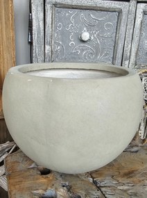 Set 3ks béžovo-šedých květináčů Clay - Ø 55*39 cm