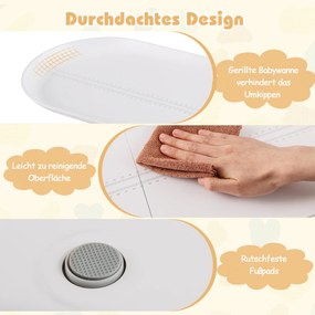 Costway Kojenecká váha Digtal váha pro zvířata v kojenecké váha s odnímatelným