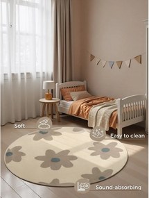 Béžový dětský koberec ø160 cm Bloomy – Hanse Home