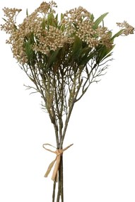 Béžová umělá achilea 49cm