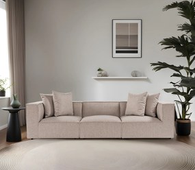 Hanah Home Třímístná pohovka SORA béžová
