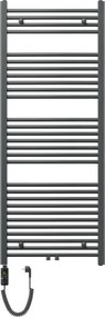 Mexen Ares, elektrické topné těleso 1500x600 mm + topná tyč 900 W, antracitová, W102-1500-600-2900-66