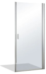 Roltechnik Outlet Jednokřídlé sprchové dveře LYP1 pro instalaci do niky Varianta: šířka: 80 cm, orientace: Univerzální - (LYP1_800 - 1135008201), Barva profilů a typ výplně: profily: stříbrná, výplň: transparent