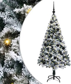 Umělý vánoční stromeček Bílá 150 cm PVC, ocel a plast 3396950