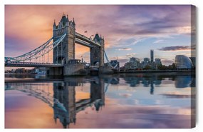 Obraz 3D Panorama Londýna Nedostatek Nedostatek Přírodní plátno 30x20