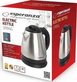 Poškozený obal - Esperanza EKK116X / Rychlovarná konvice / 1350 W / 1