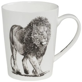 Bílý porcelánový hrnek Maxwell &amp; Williams Marini Ferlazzo Lion, 450 ml