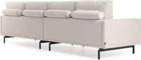 Béžová žinylková pohovka 334 cm Galene – Kave Home